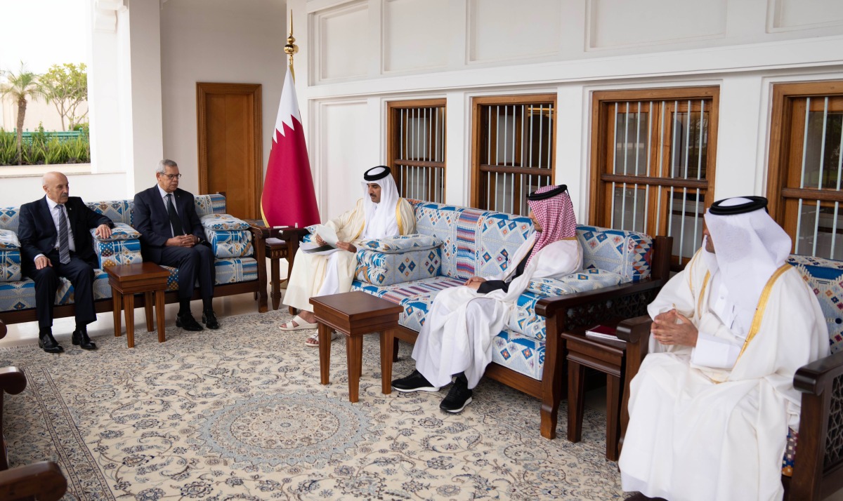 Amir receives written message from Algerian President | The Peninsula Qatar
