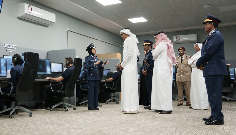 Amir visits support disciplines building at Al Zaeem Mohamed Bin ...