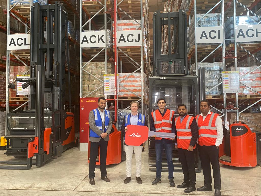 DOMASCO supplies GAC with Linde VNAs, truck and electric power pallets ...
