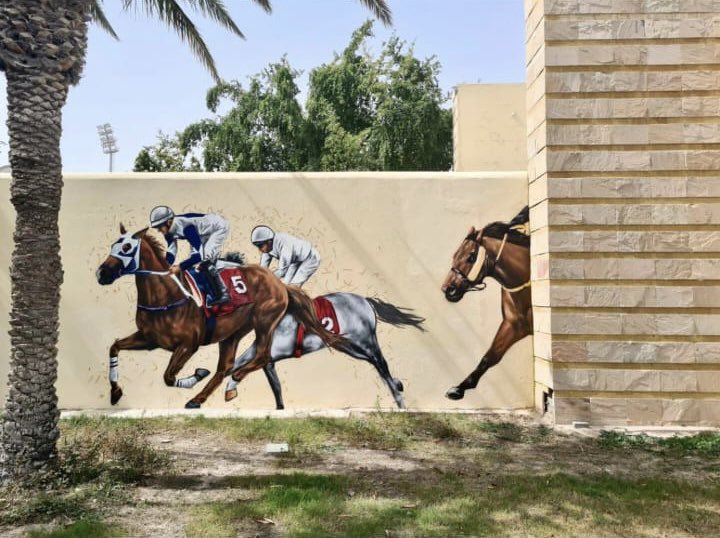 Ashghal unveils murals in celebration of equestrian sport | The ...