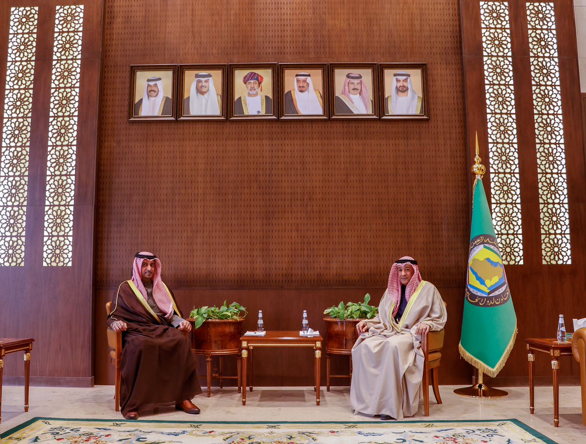 GCC Secretary-General meets Qatar's Ambassador to Saudi Arabia | The ...