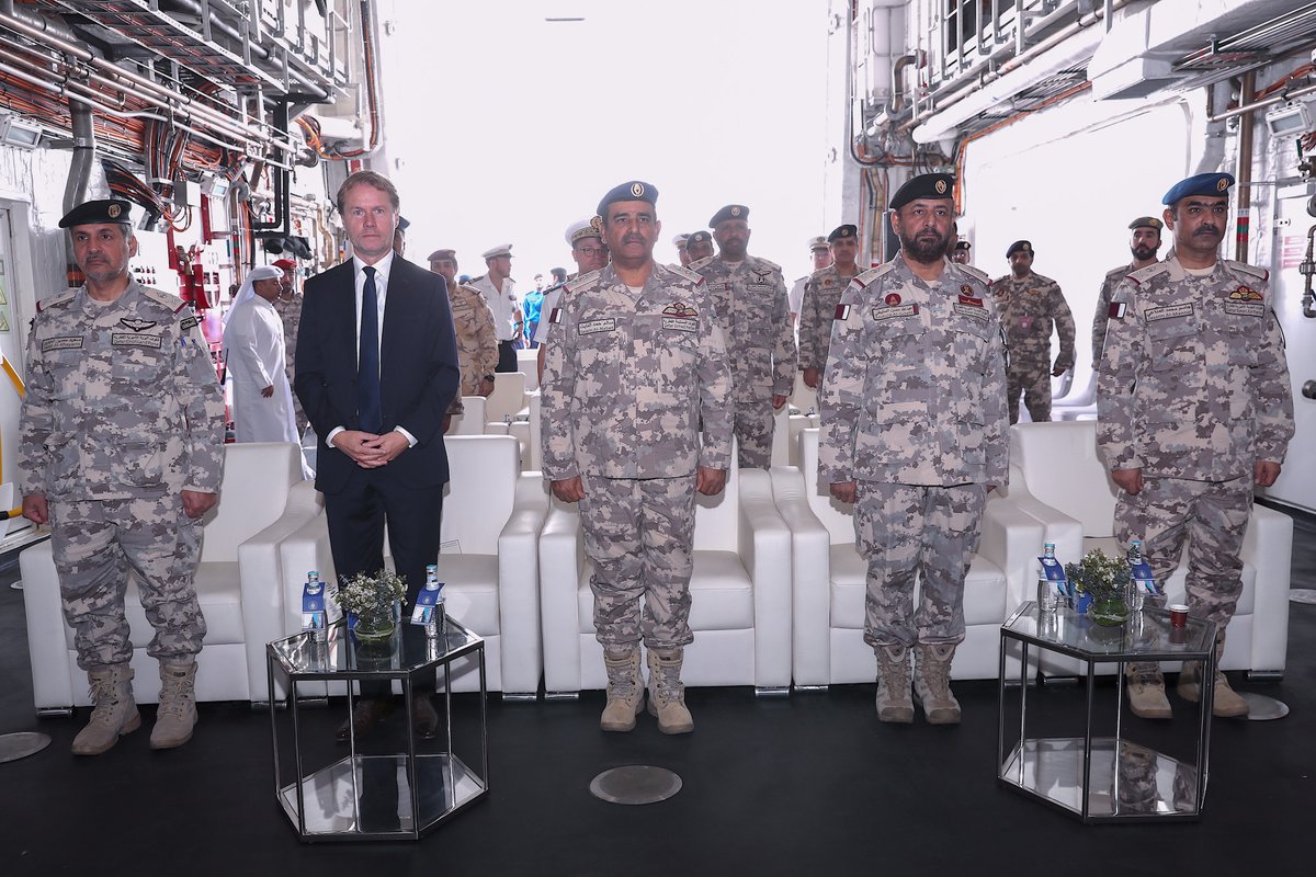 Chief of Staff attends briefing of joint Qatari-French naval drill ...