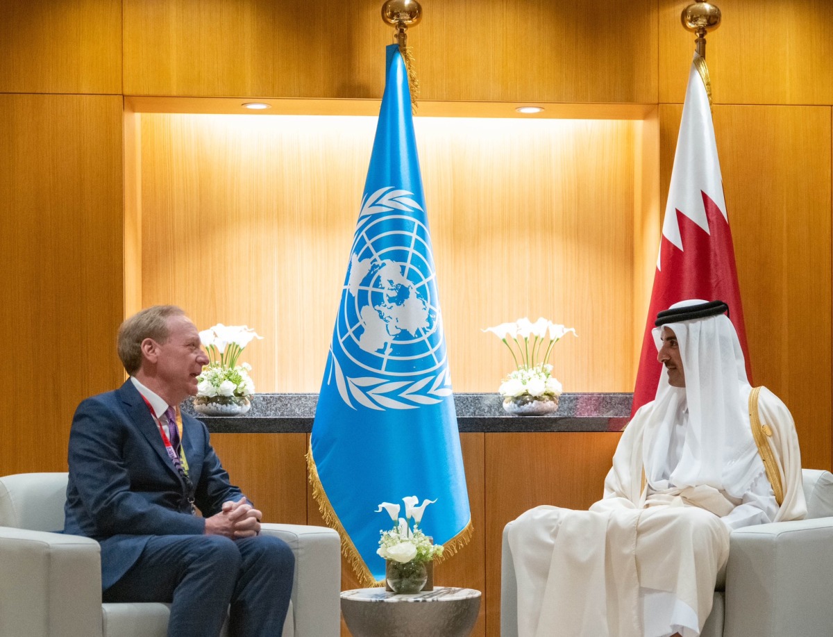 Amir meets President of Microsoft Corporation | The Peninsula Qatar