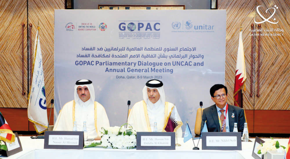 GOPAC holds parliamentary dialogue in Doha | The Peninsula Qatar