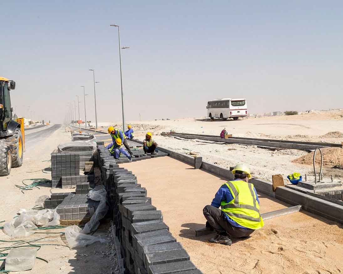 Infrastructure works in Al Mearad and Southwest Muaither completed 60% ...