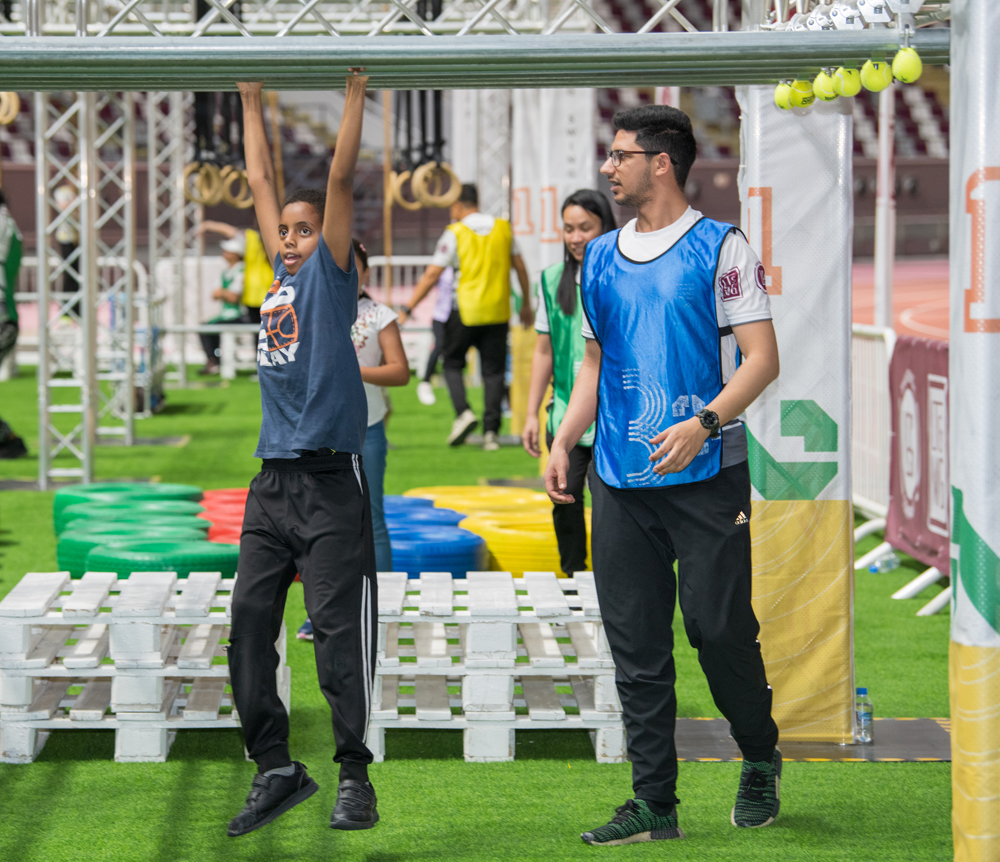 3-2-1 Qatar Olympic and Sports Museum obstacle course promotes health ...