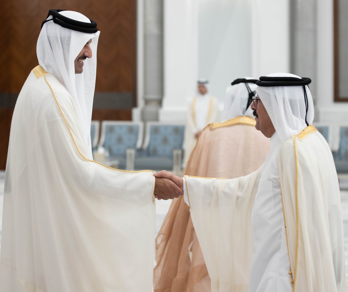 Amir receives well-wishers on Eid Al Fitr | The Peninsula Qatar