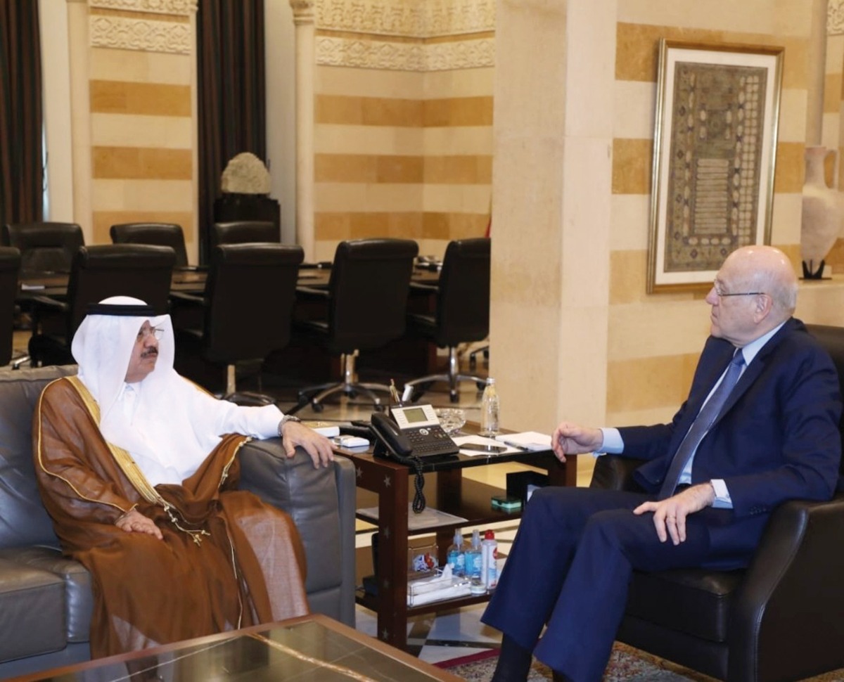 Lebanese caretaker Prime Minister meets Qatar’s ambassador | The ...
