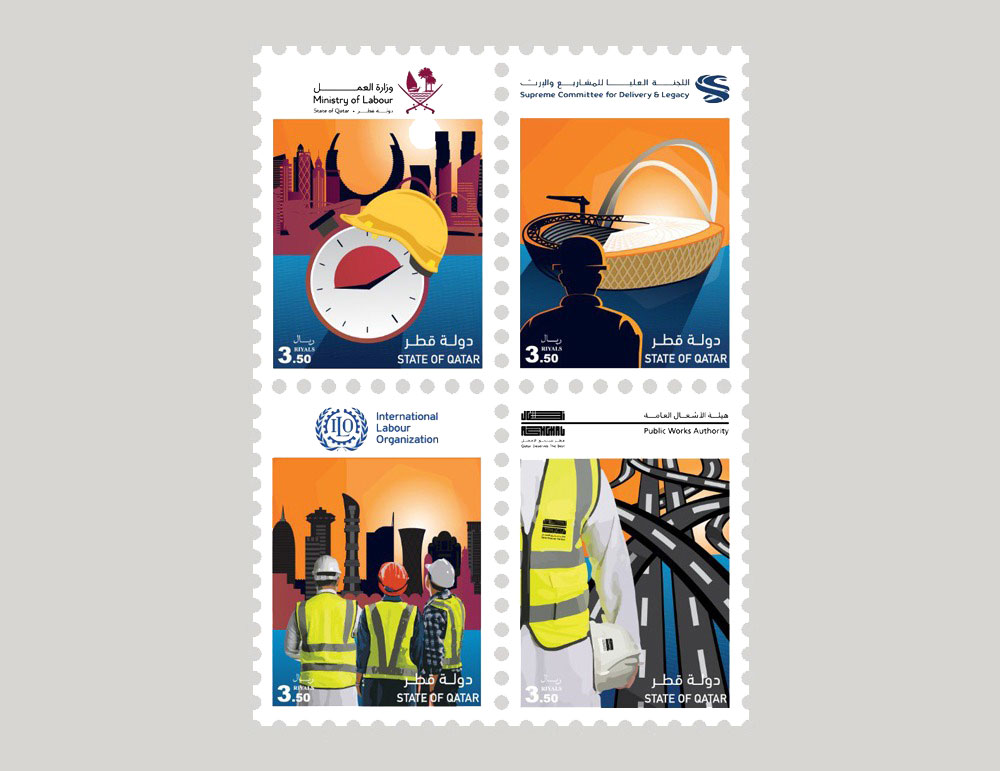 Qatar launches commemorative stamps to underline heat stress | The ...