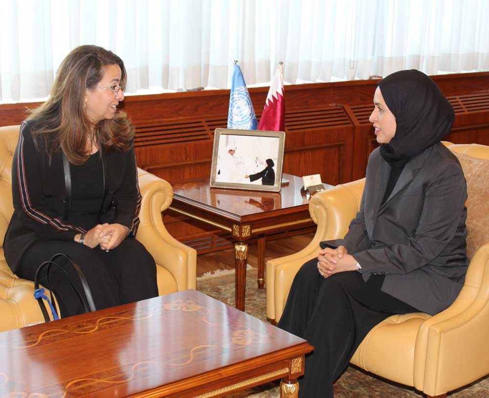 Qatar’s Permanent Representative to UN meets UNODC Executive Director ...