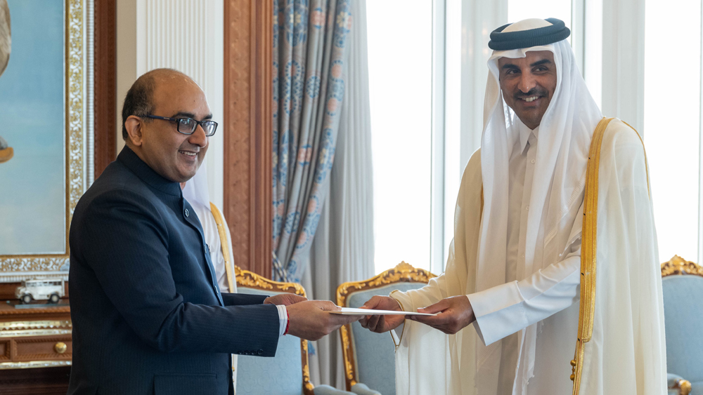 Amir receives credentials of five new ambassadors to Qatar | The ...