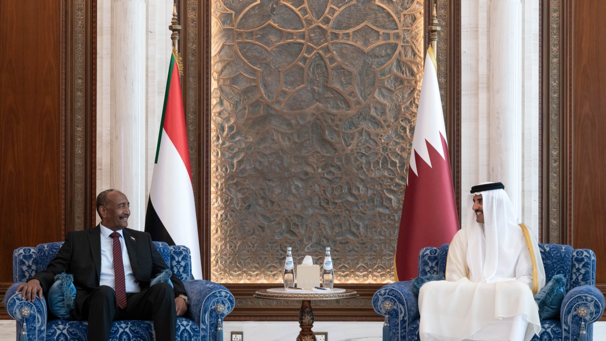 Amir holds talks with Chairman of Transitional Sovereign Council of ...