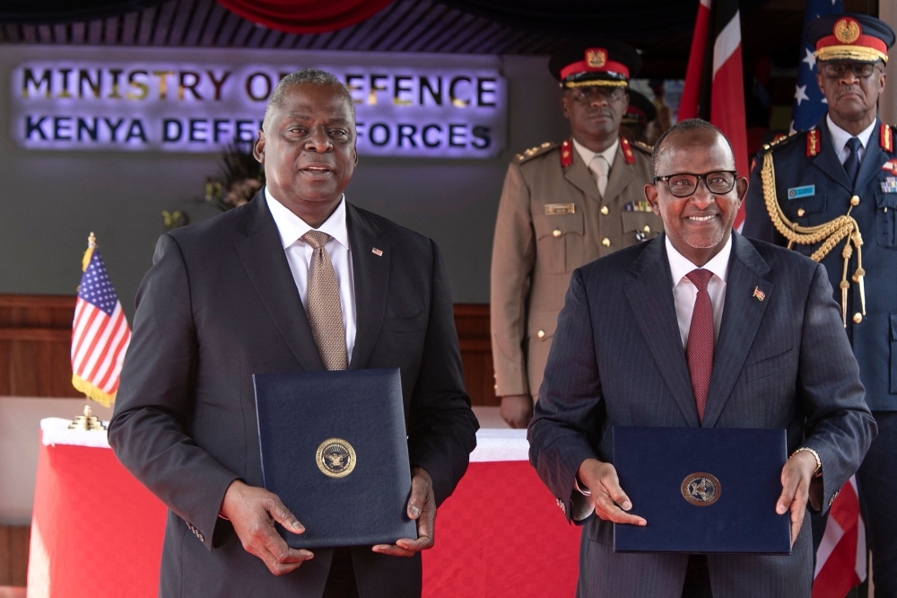 US and Kenya sign defense agreement ahead of planned Haiti deployment ...