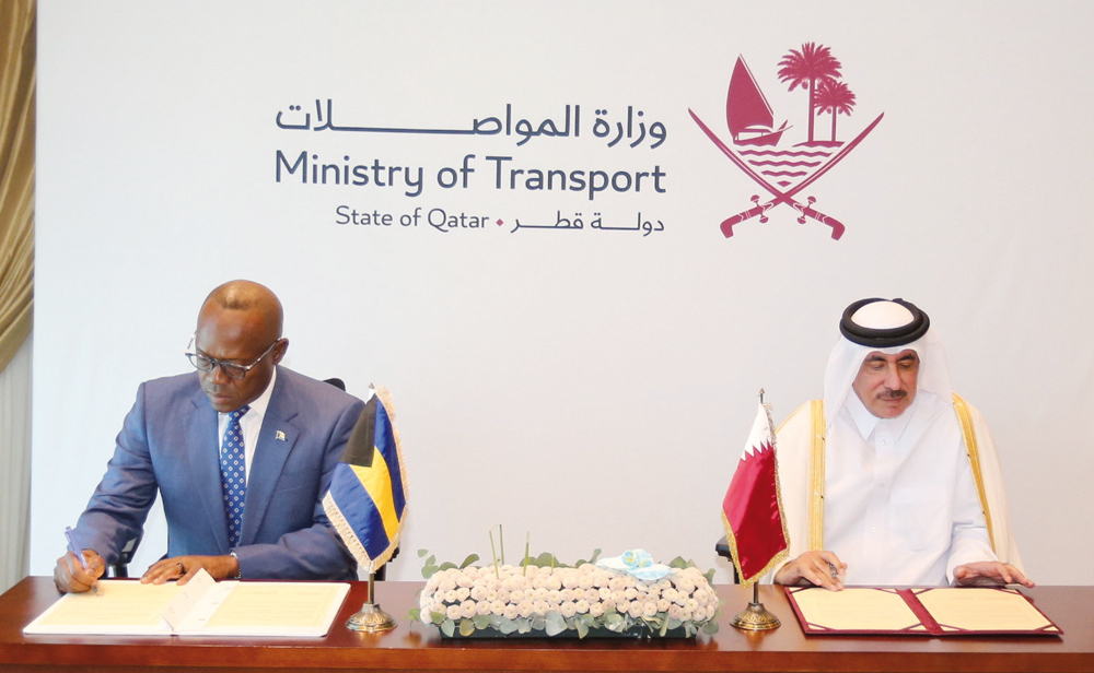 Qatar, Bahamas ink air services agreement | The Peninsula Qatar