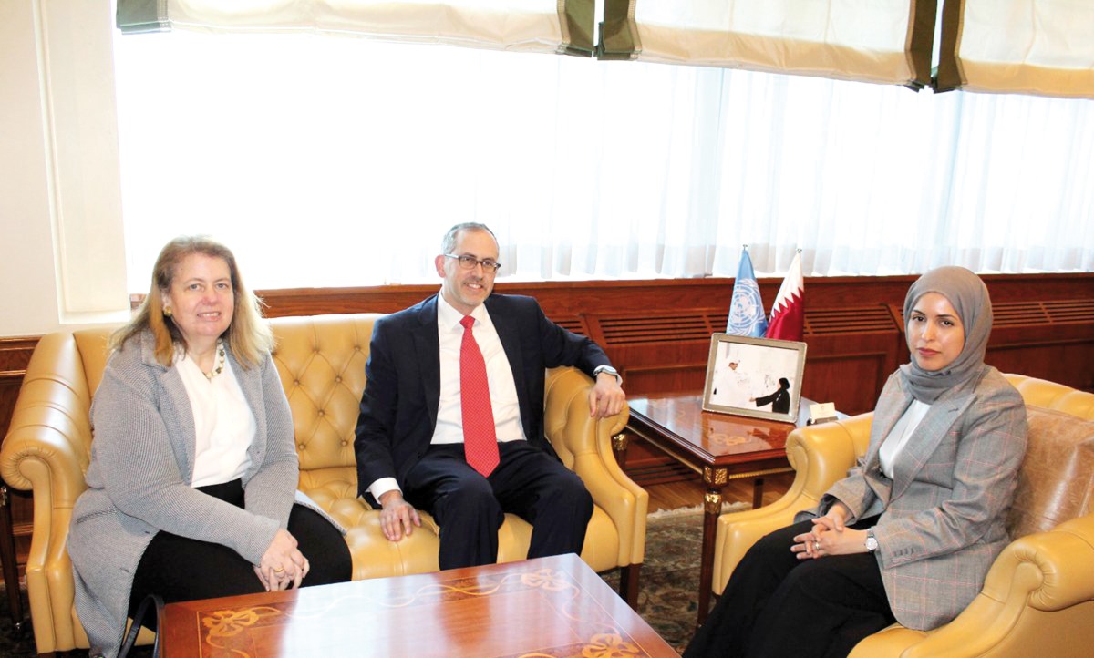 Sheikha Alya meets Rockefeller Foundation’s VP | The Peninsula Qatar