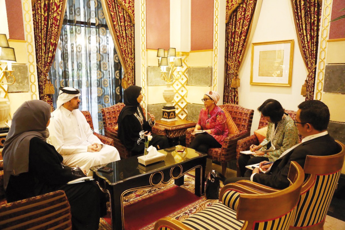 Al Khater discusses Gaza situation with Indonesia FM | The Peninsula Qatar