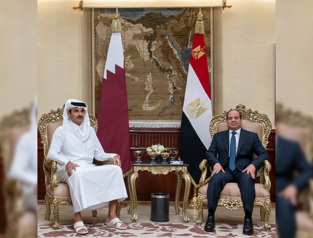 Amir arrives in Cairo | The Peninsula Qatar