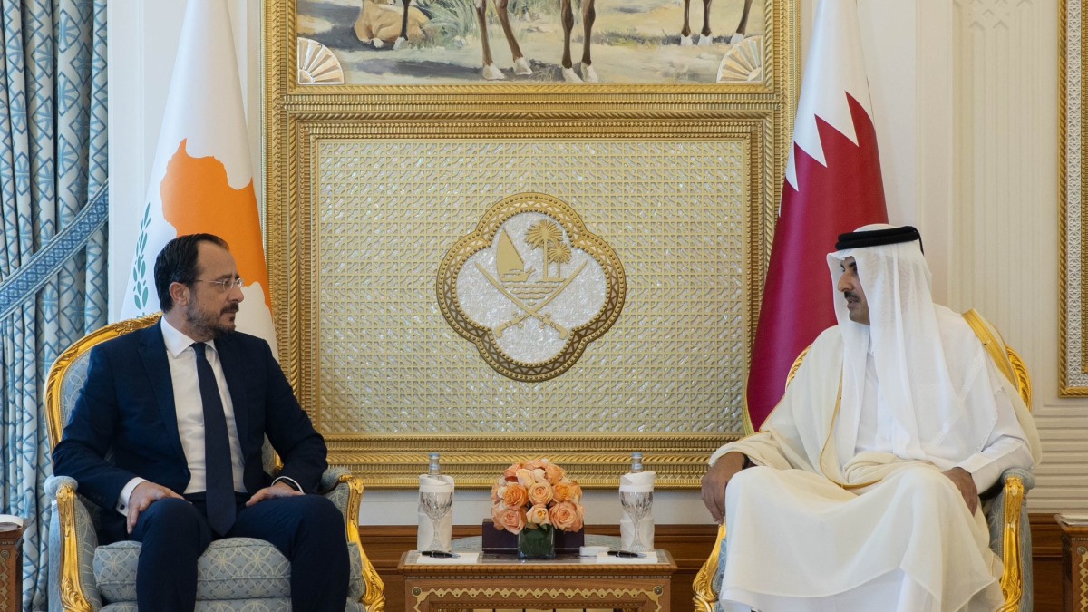 Amir and President of Cyprus hold official talks session | The ...