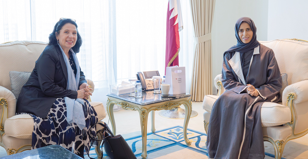 Al Khater bids farewell to Austrian envoy | The Peninsula Qatar