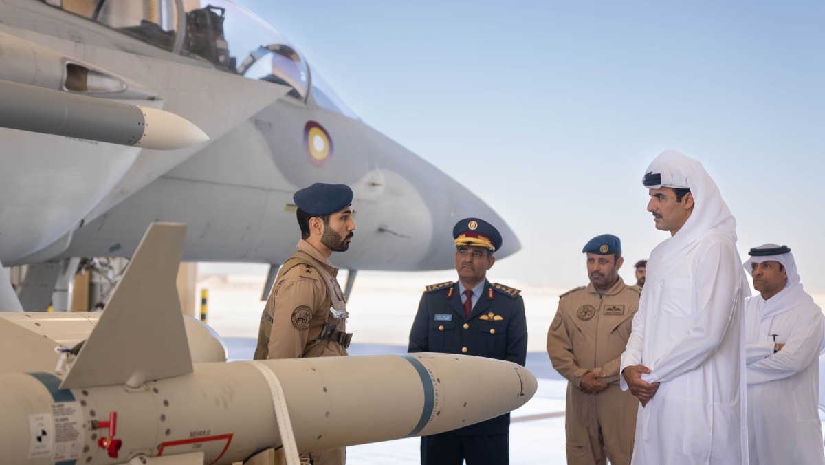 Amir inaugurates F15QA fighter jet | The Peninsula Qatar