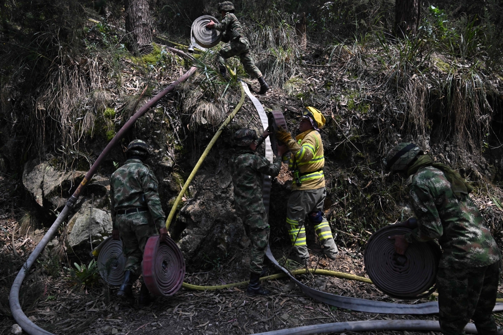In Photos: Colombia seeks international aid to combat forest fires ...