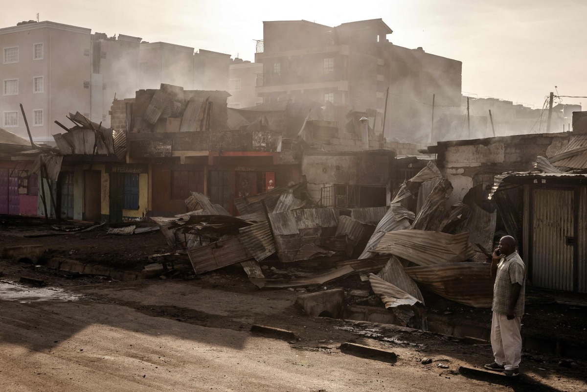 Massive fire set off by gas explosion in Kenya's capital kills at least ...