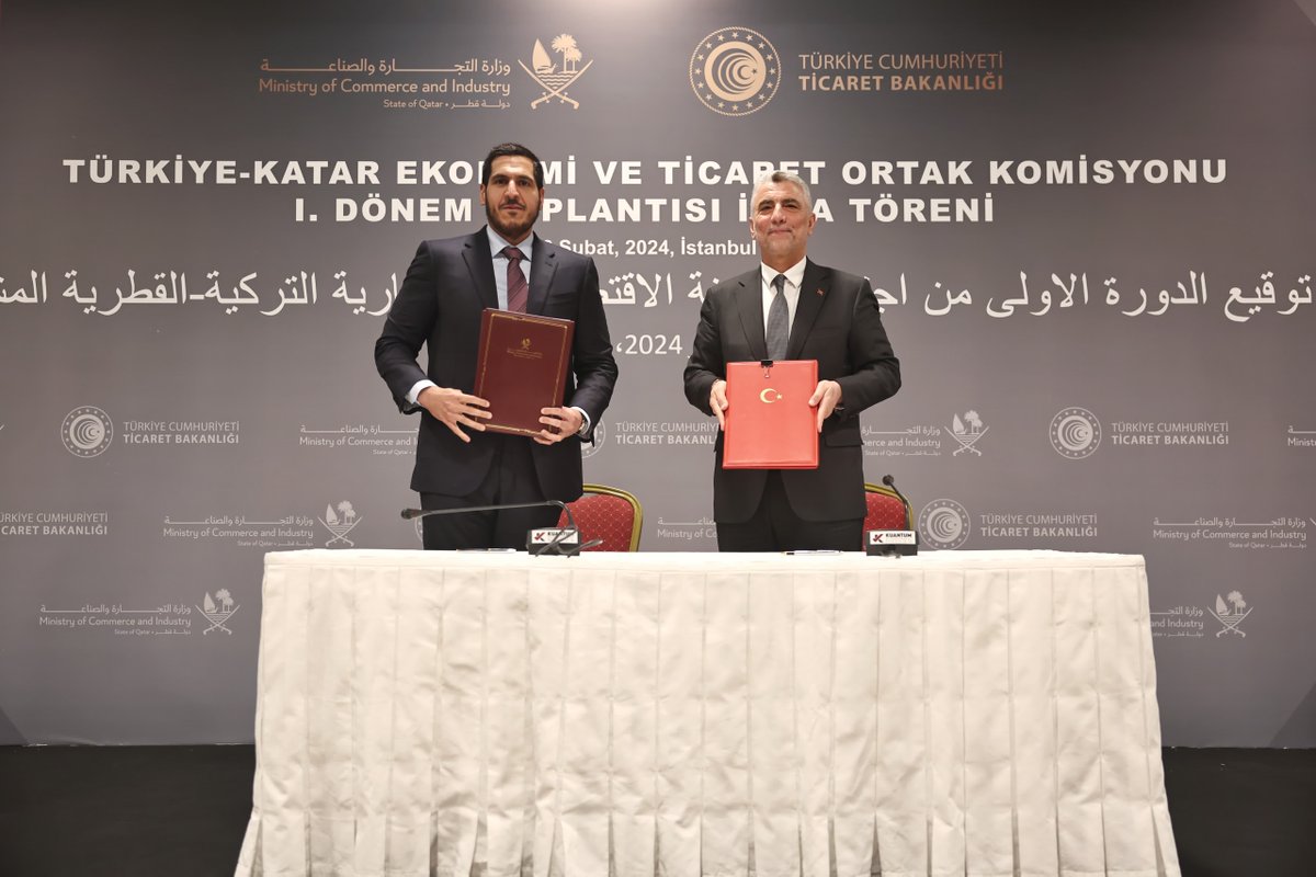 Qatar-Turkiye Joint Economic and Trade Commission holds inaugural ...