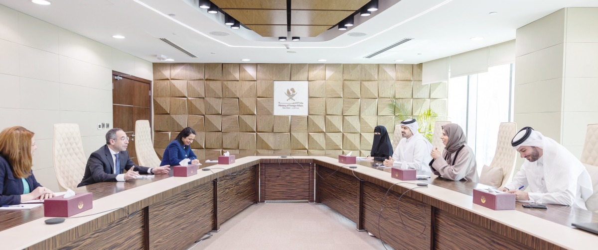 Al Khater discusses bilateral relations with Egypt and Ukraine ...