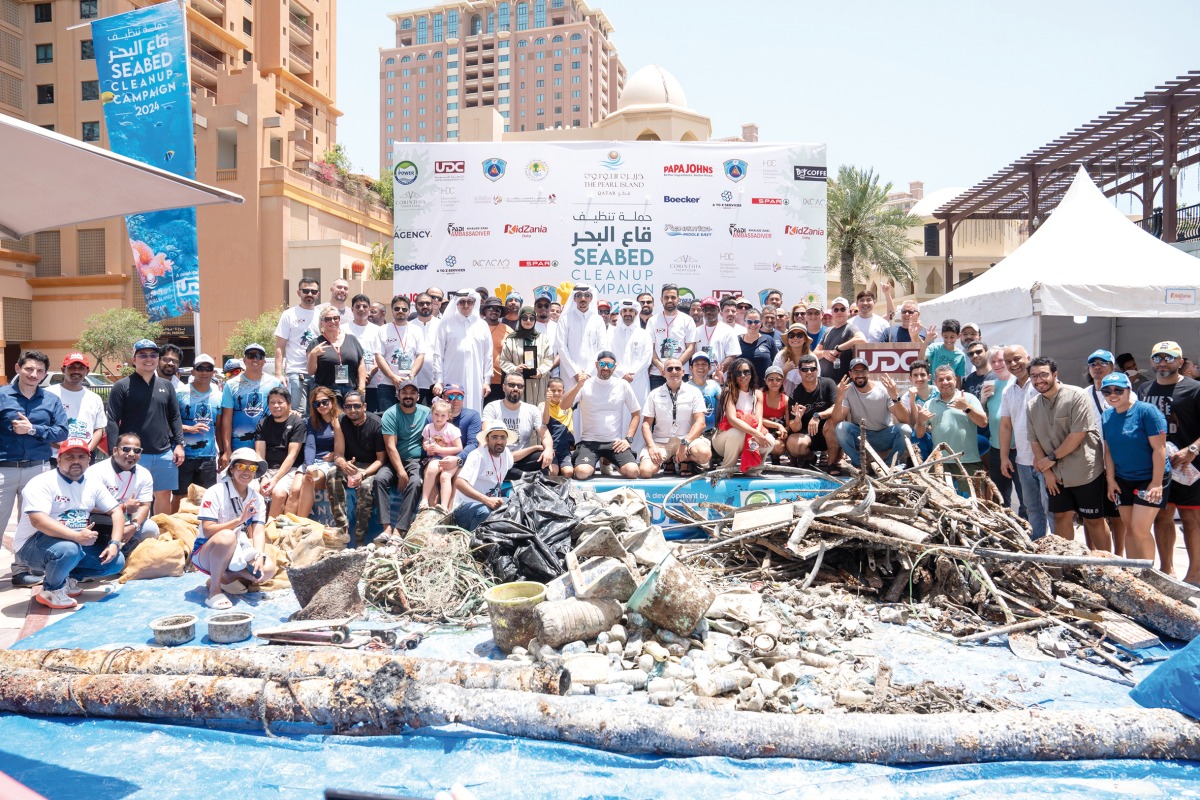 UDC leads seabed cleanup campaign at The Pearl Island | The Peninsula Qatar