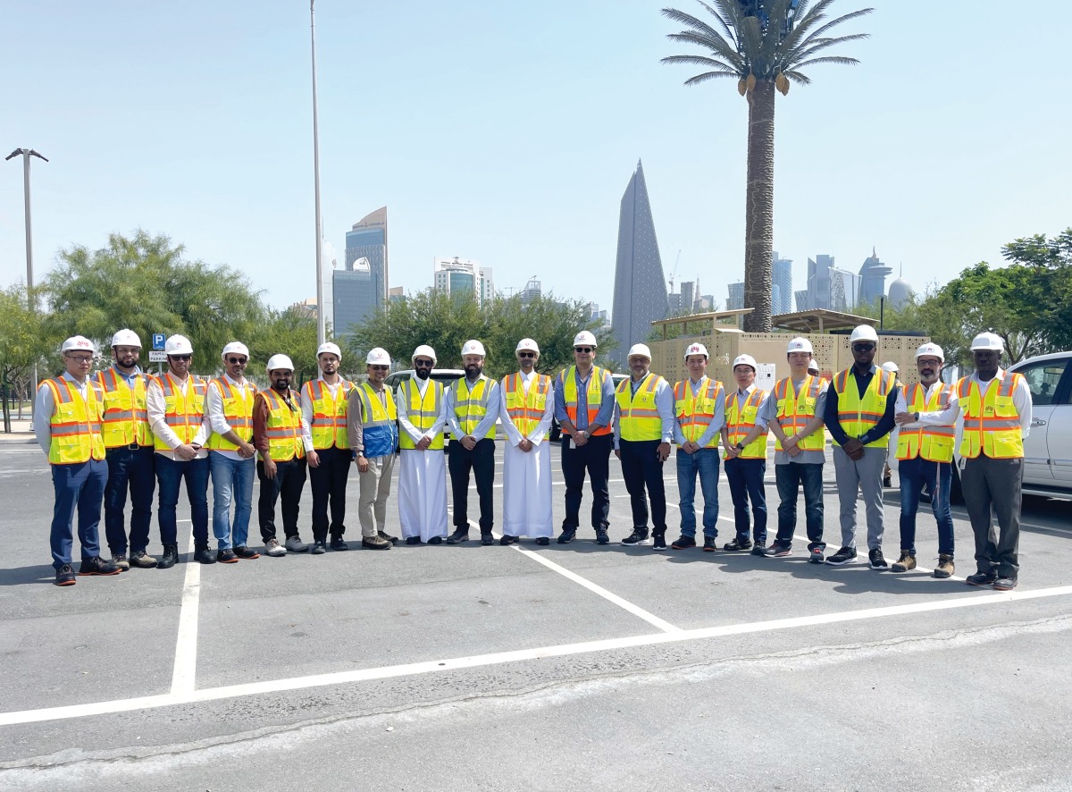 Vodafone Qatar executive team tours network sites to review safety ...