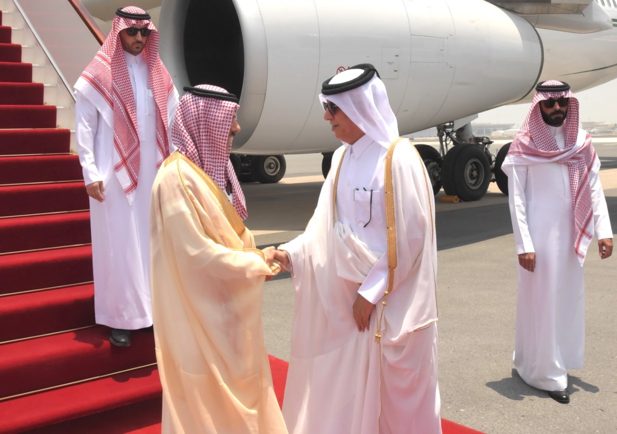 Saudi Foreign Minister arrives in Doha | The Peninsula Qatar
