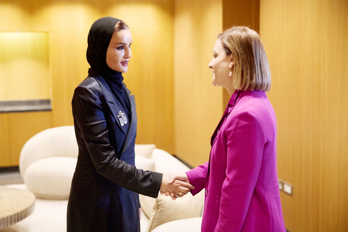 Sheikha Moza meets First Lady of Cyprus, Spouse of Malaysia Prime Minister | The Peninsula Qatar