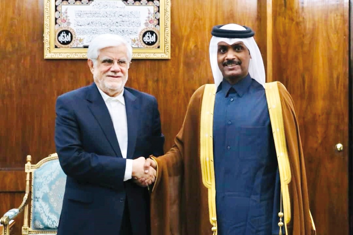 Iran's First Vice President hosts Qatar’s Ambassador | The Peninsula Qatar