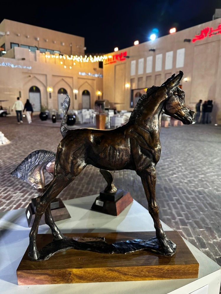 Horse sculpture exhibition attracts visitors to Katara | The Peninsula ...