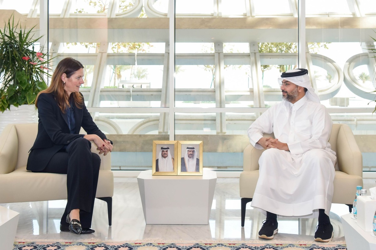 QFZ CEO discusses cooperation efforts with UK Minister of State for ...