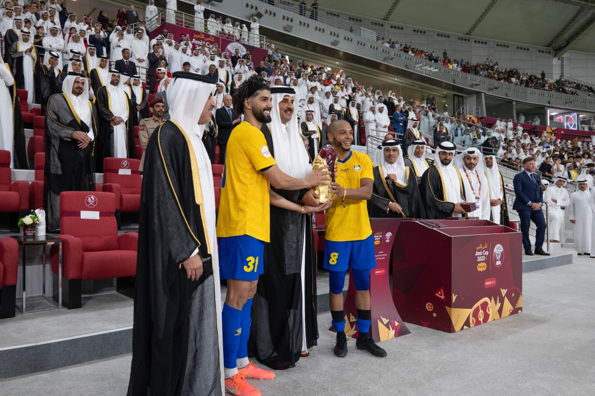 Amir attends His Highness's Football Cup final | The Peninsula Qatar